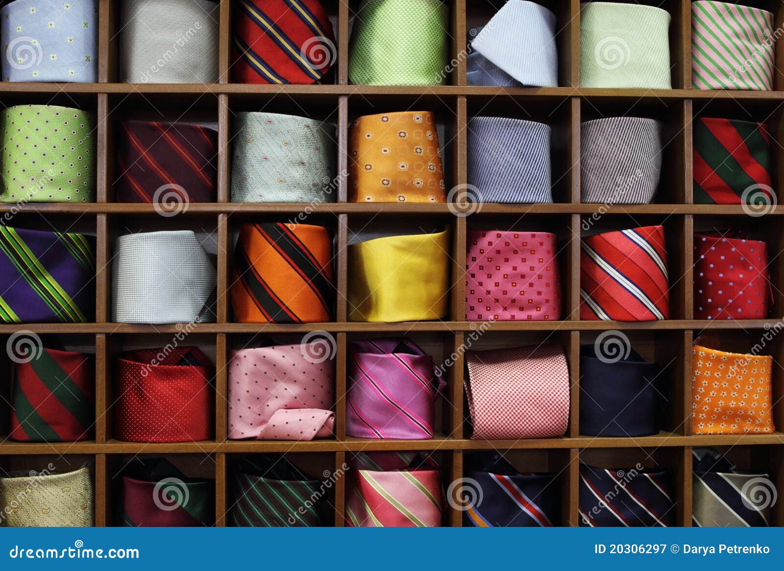Ties on the shelf stock image. Image of elegant, elegance - 20306297
