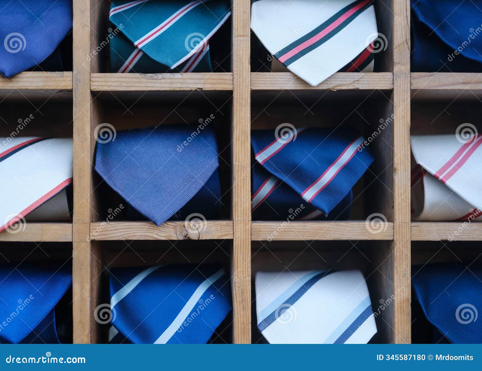 Ties in a Store Window stock photo. Image of elegance - 345587180