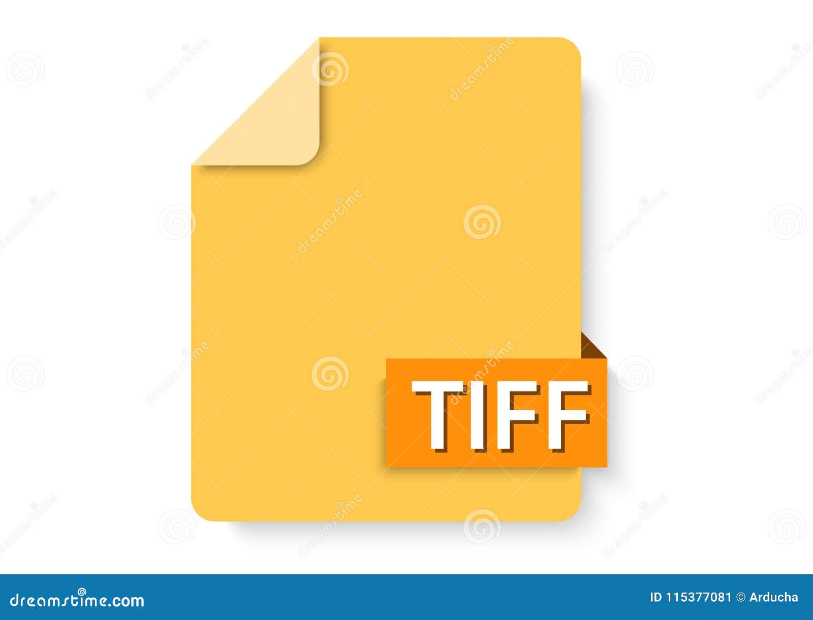 Tiff images icon stock vector. Illustration of design - 115377081