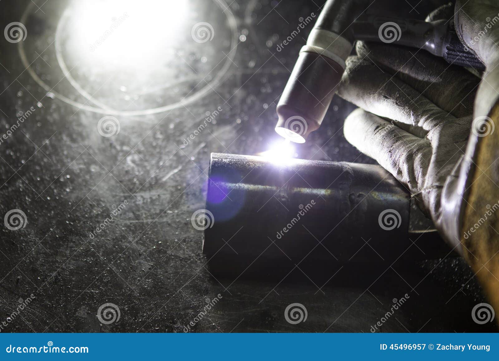 TIG Weld Test stock image. Image of manufacture, industry - 45496957