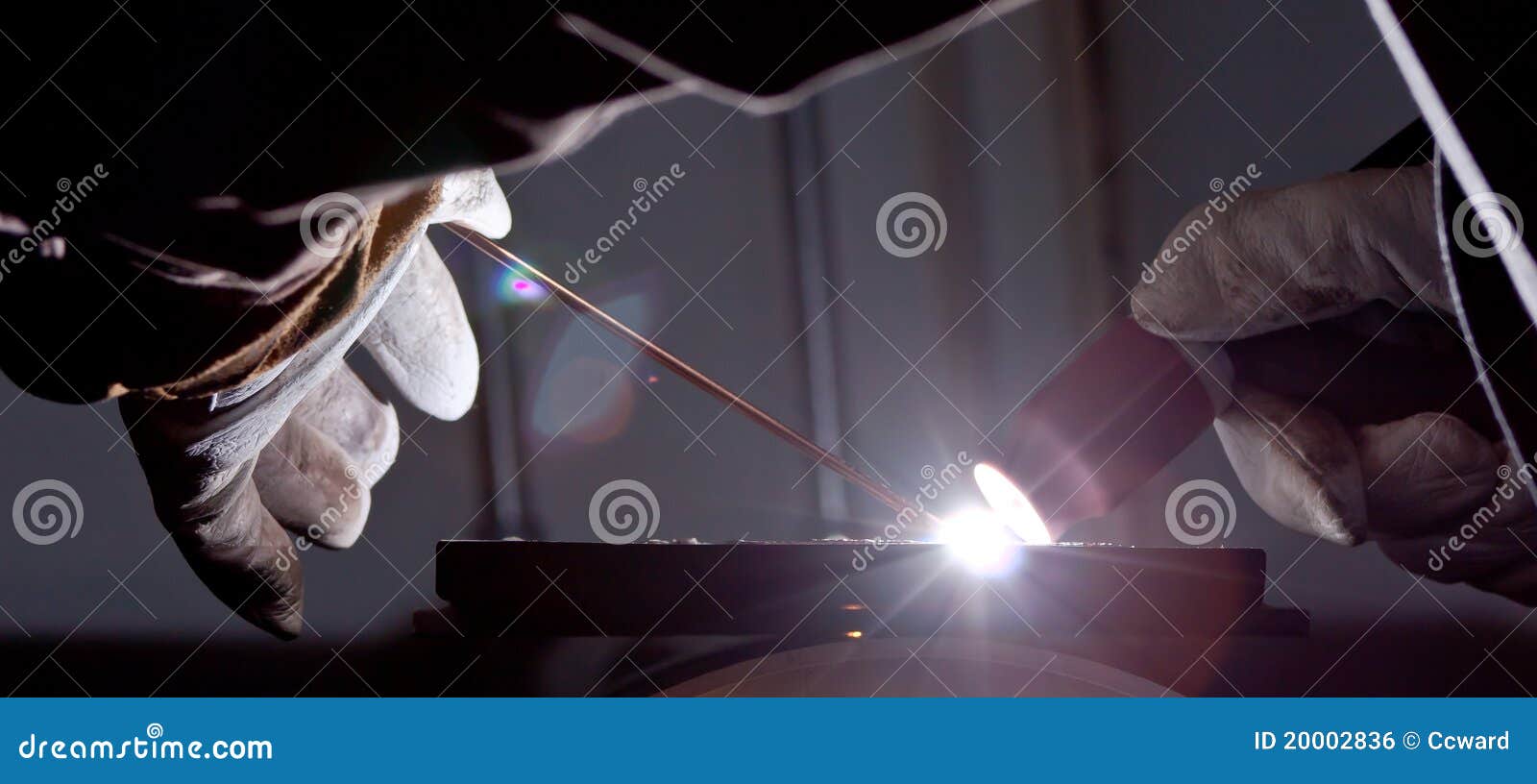 TIG welding stock photo. Image of labor, craftsman, welded - 20002836