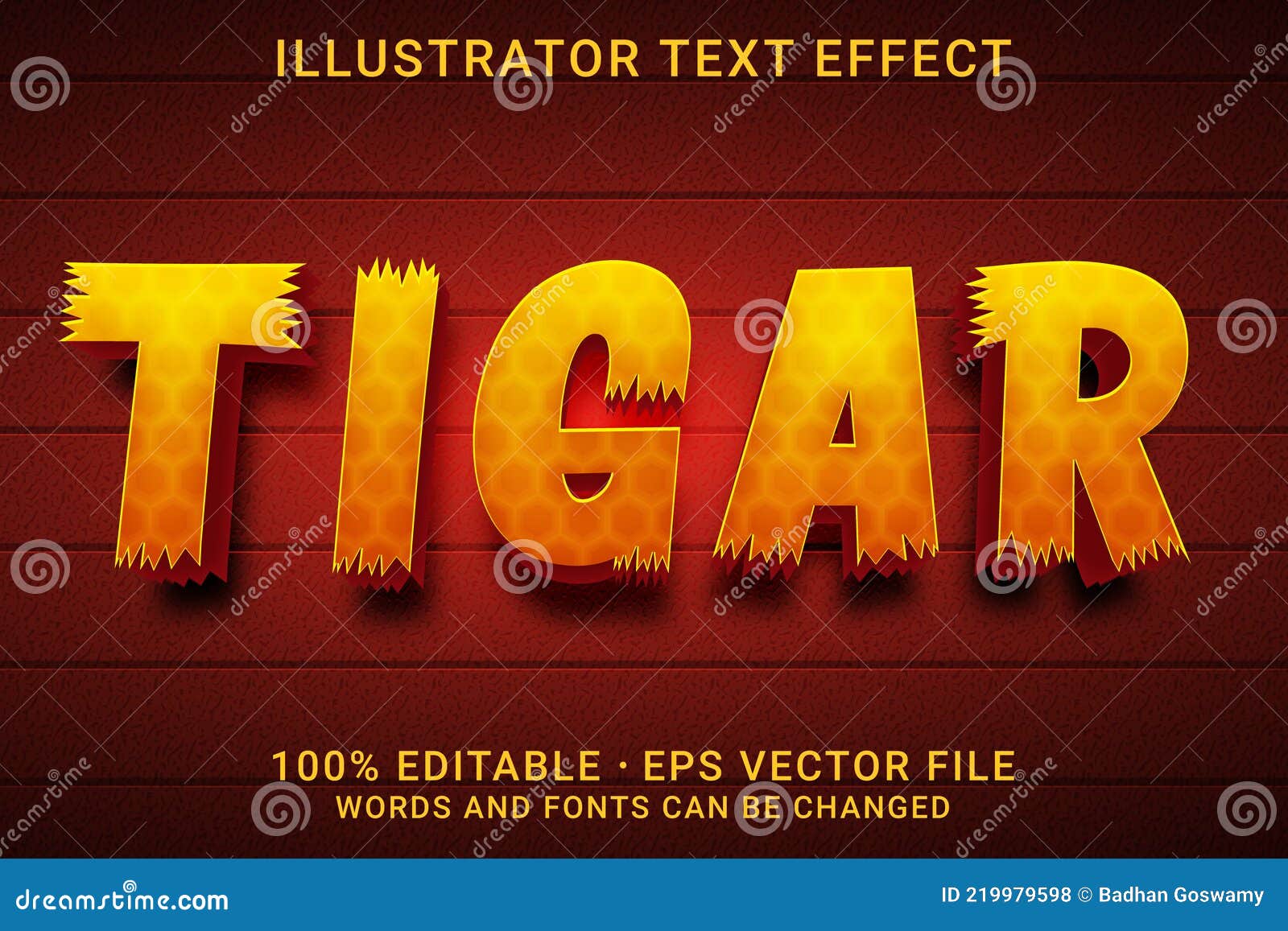 Tigar 3d Stock Illustrations – 1 Tigar 3d Stock Illustrations, Vectors ...