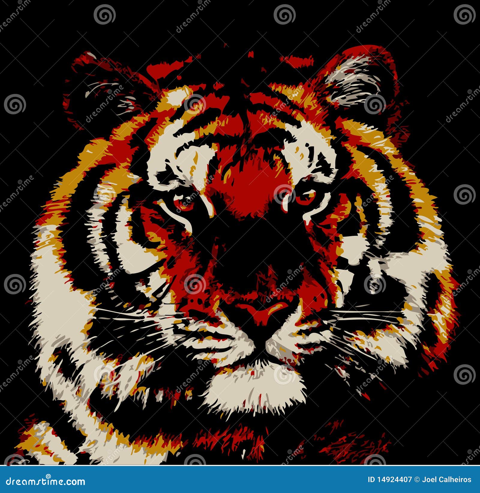 Tiger Extinction Concept, Spirit Of Dying Tigers Due The Climate Change ...