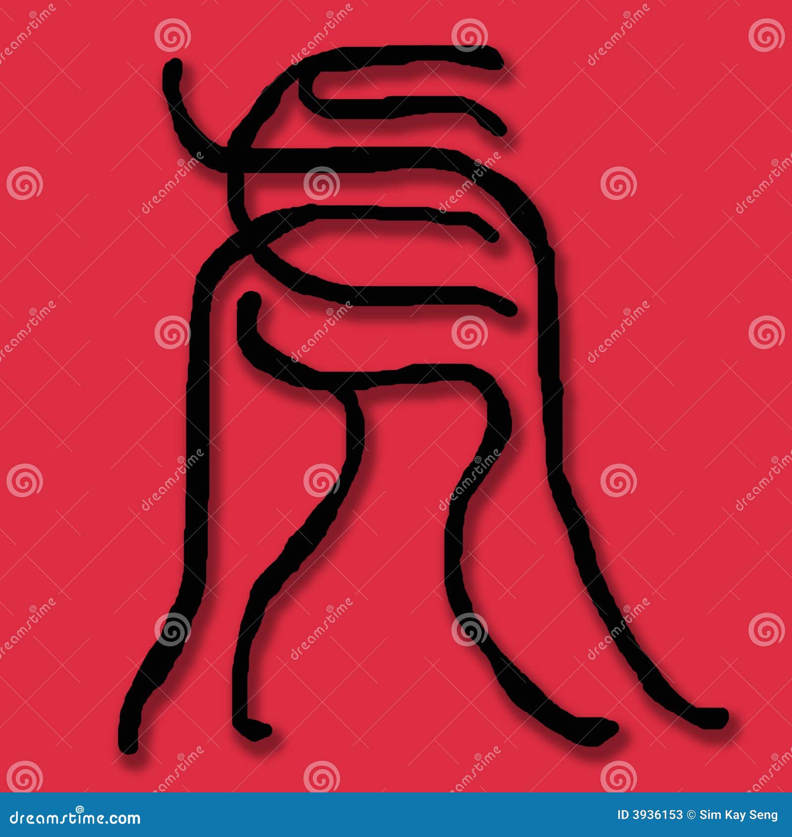 Tiger stock illustration. Illustration of believes, design - 3936153