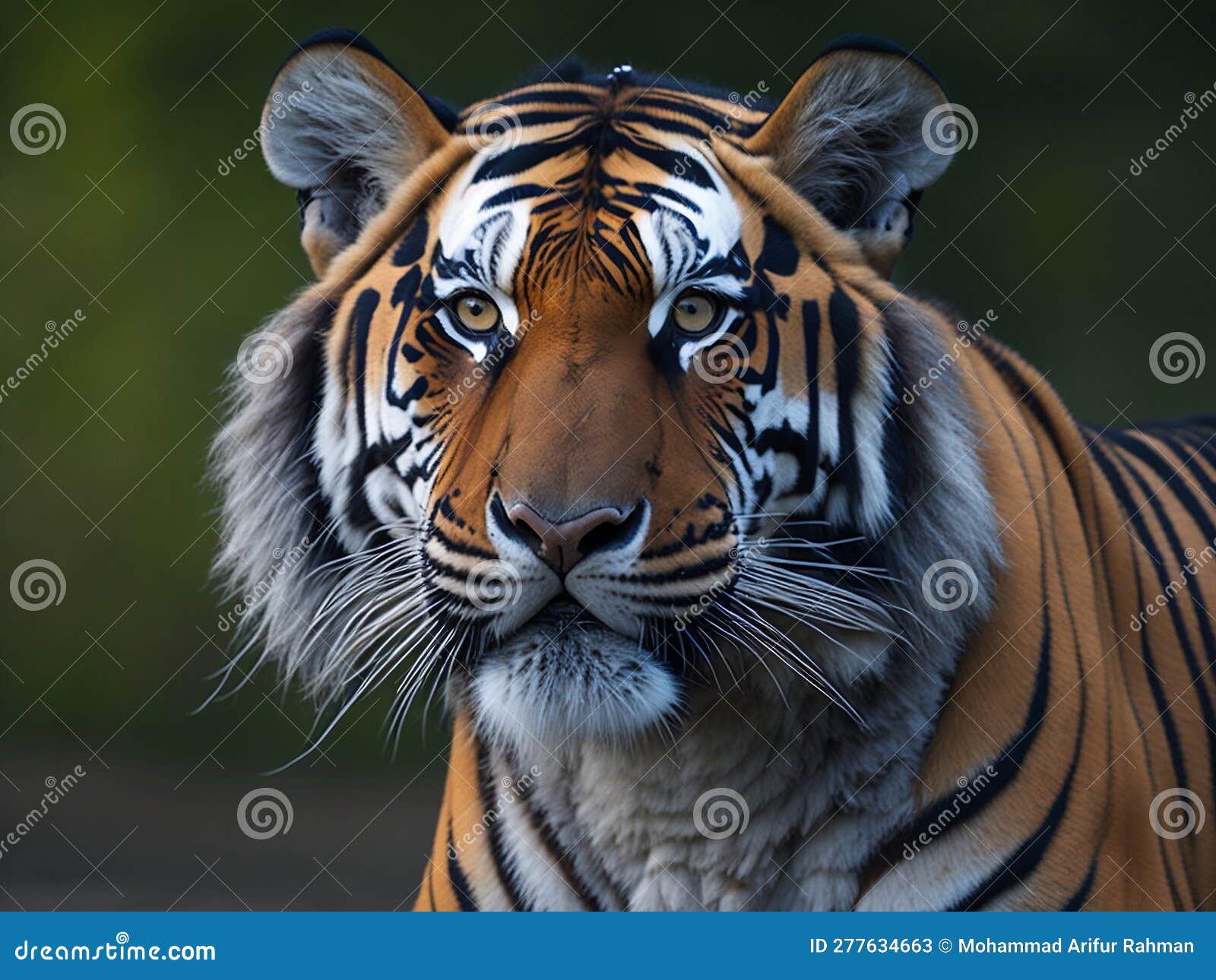 Tiger, Ai generated stock illustration. Illustration of generated ...
