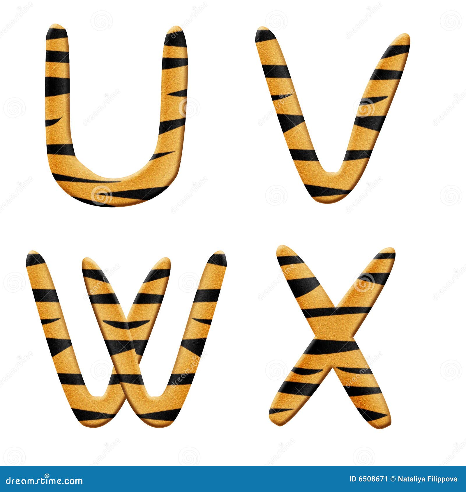 Tiger alphabet part 6 stock illustration. Illustration of wild - 6508671