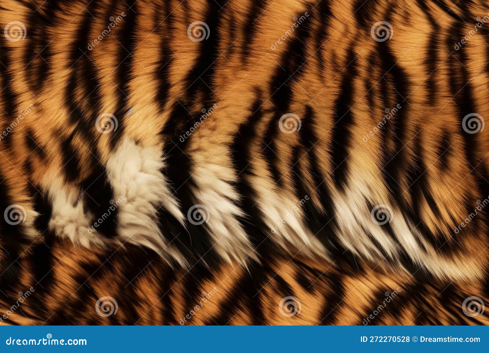 Tiger Animal Fur Perfect Seamless Repeating Pattern. Generative Ai ...