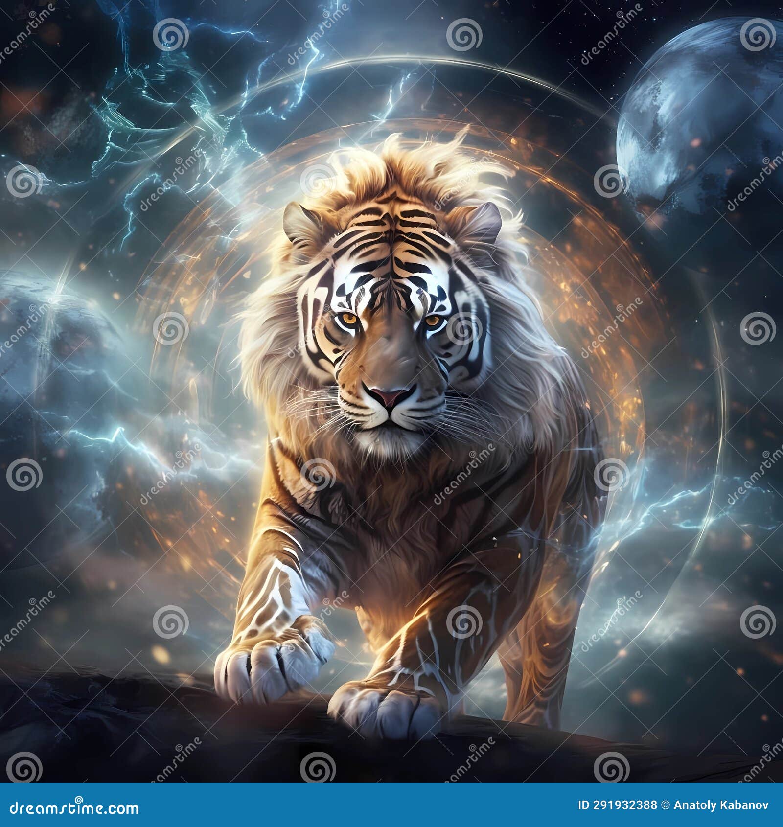 Tiger Art stock illustration. Illustration of detail - 291932388