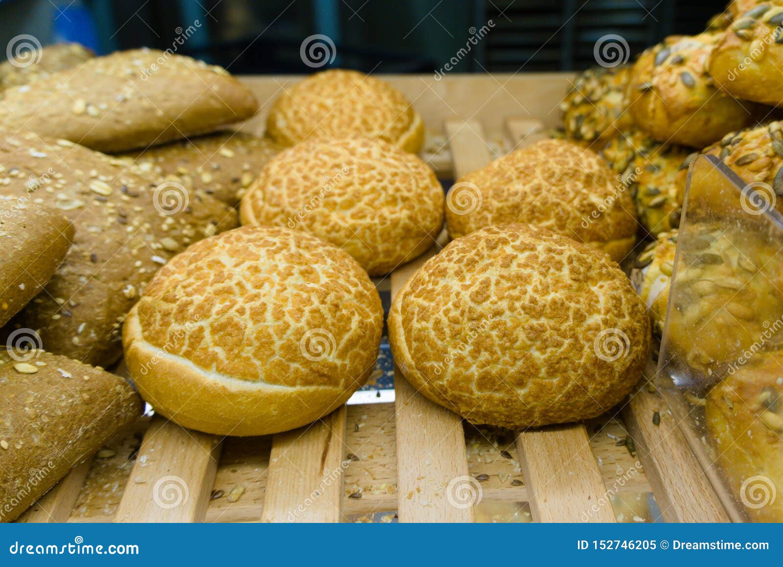 Tiger bread buns stock image. Image of isolated, fresh - 152746205