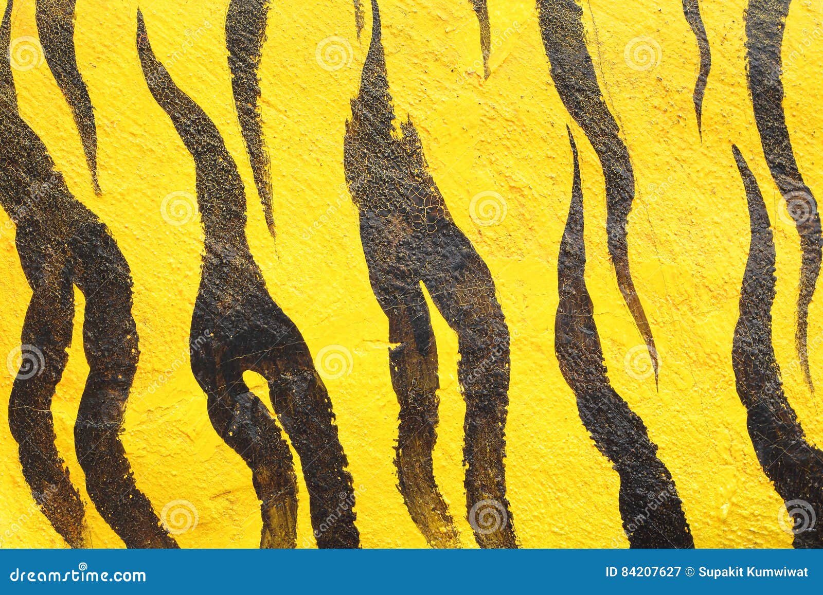 Tiger Cement Wall Abstract Background Stock Image - Image of orange ...