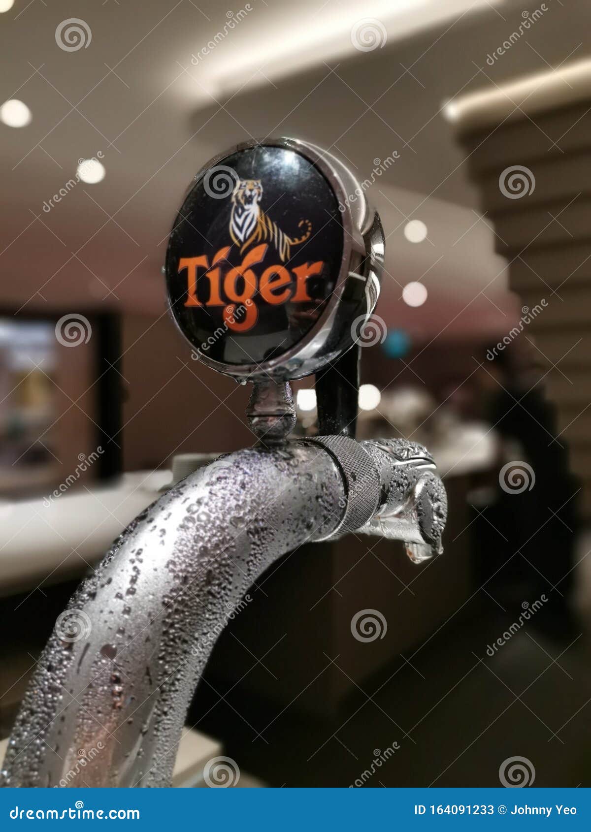 Tiger Cold Beer at Bar Counter Hotel Editorial Stock Photo - Image of ...