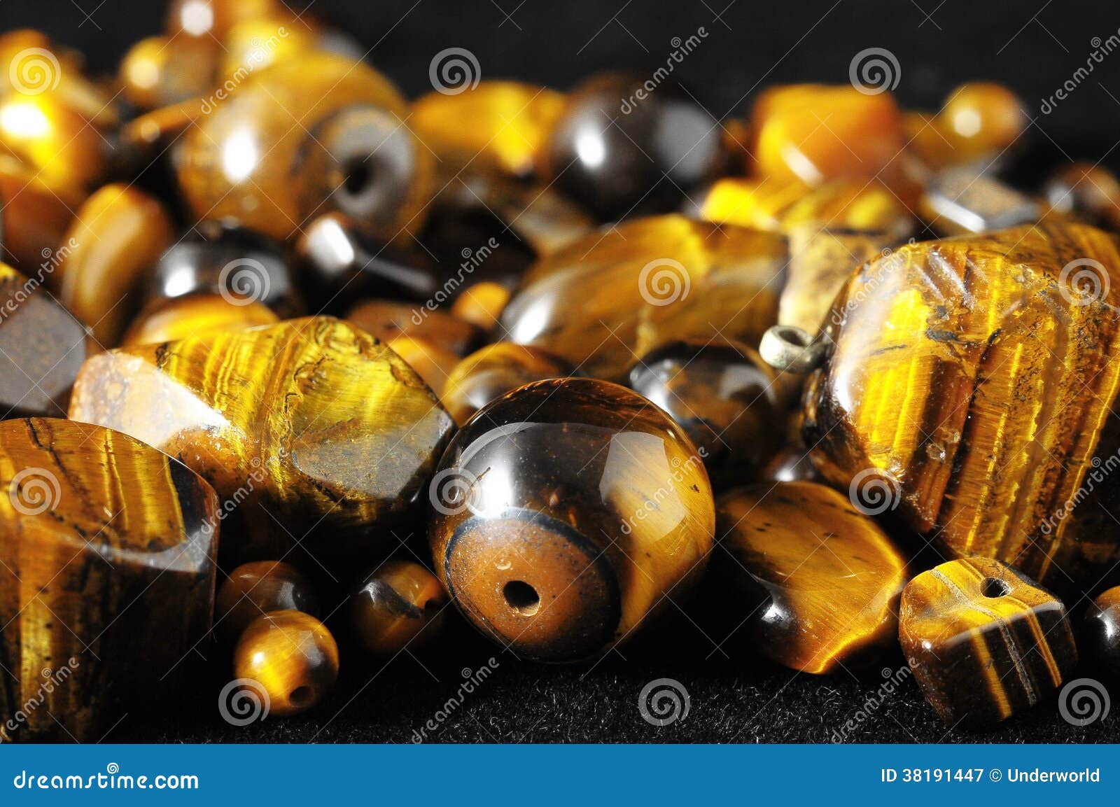 Tiger Eye Stones stock image. Image of gold, precious - 38191447