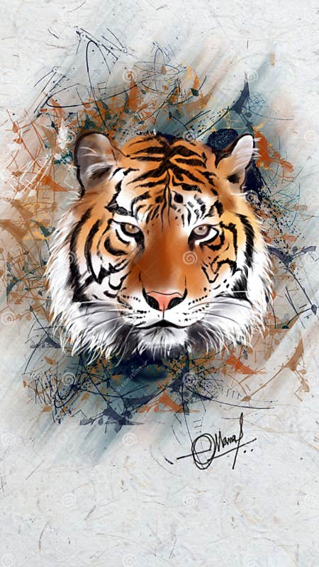 Tiger Graphics stock illustration. Illustration of tiger - 248785868