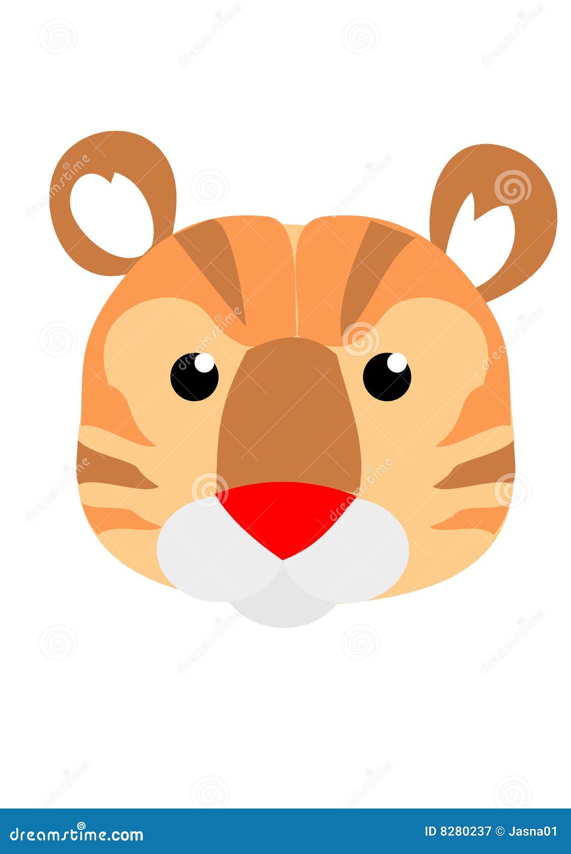 Tiger Head Picture. Image: 8280237