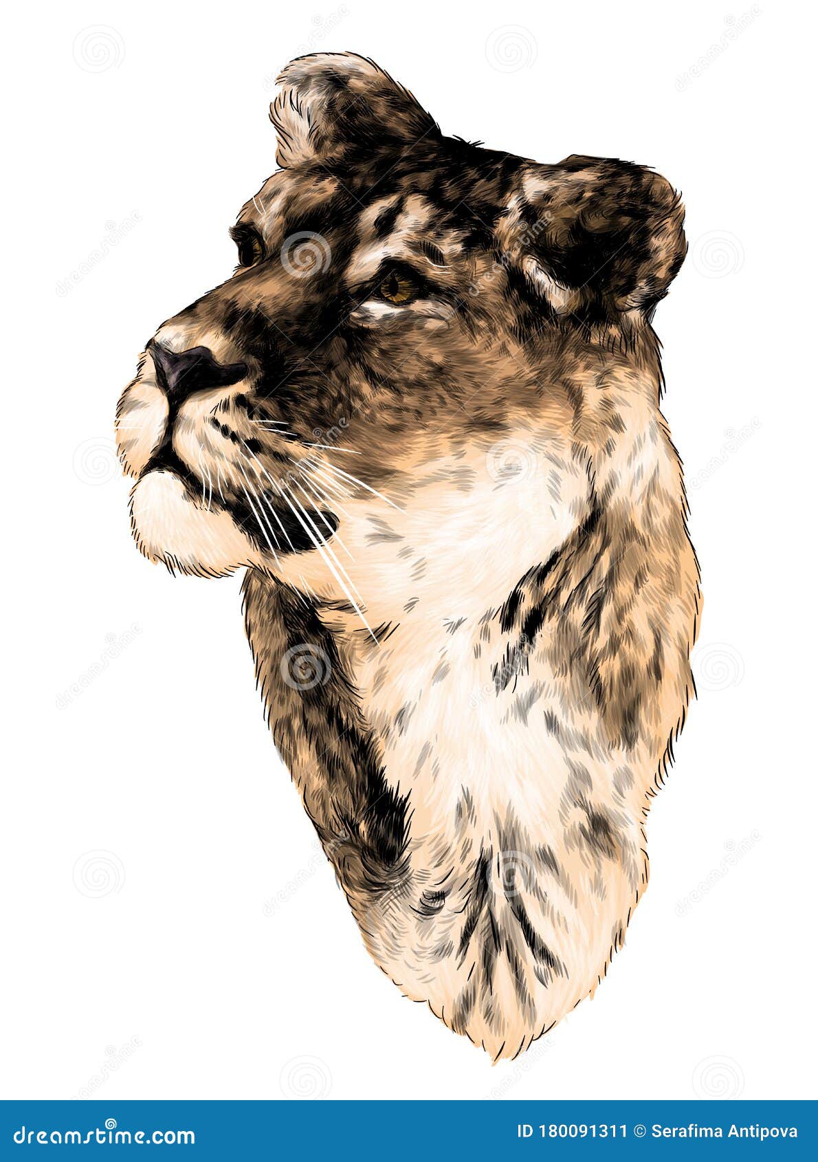 Tiger Looks Like Tree Branches, Spirit Of Extinct Animal, Extinct ...