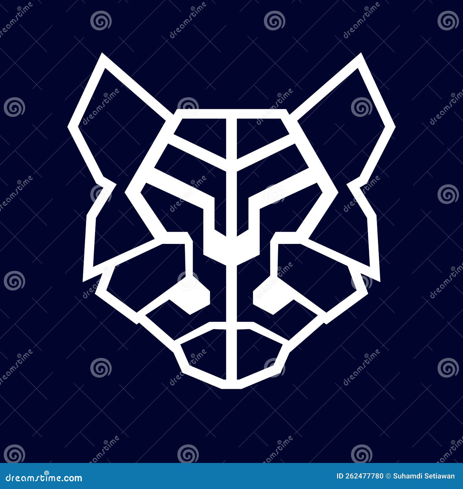 Tiger Head Technology Logo Design Vector Stock Vector - Illustration of ...