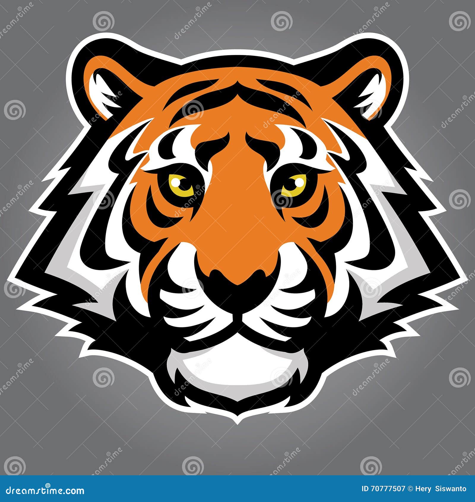 Tiger Head Vector Free Download