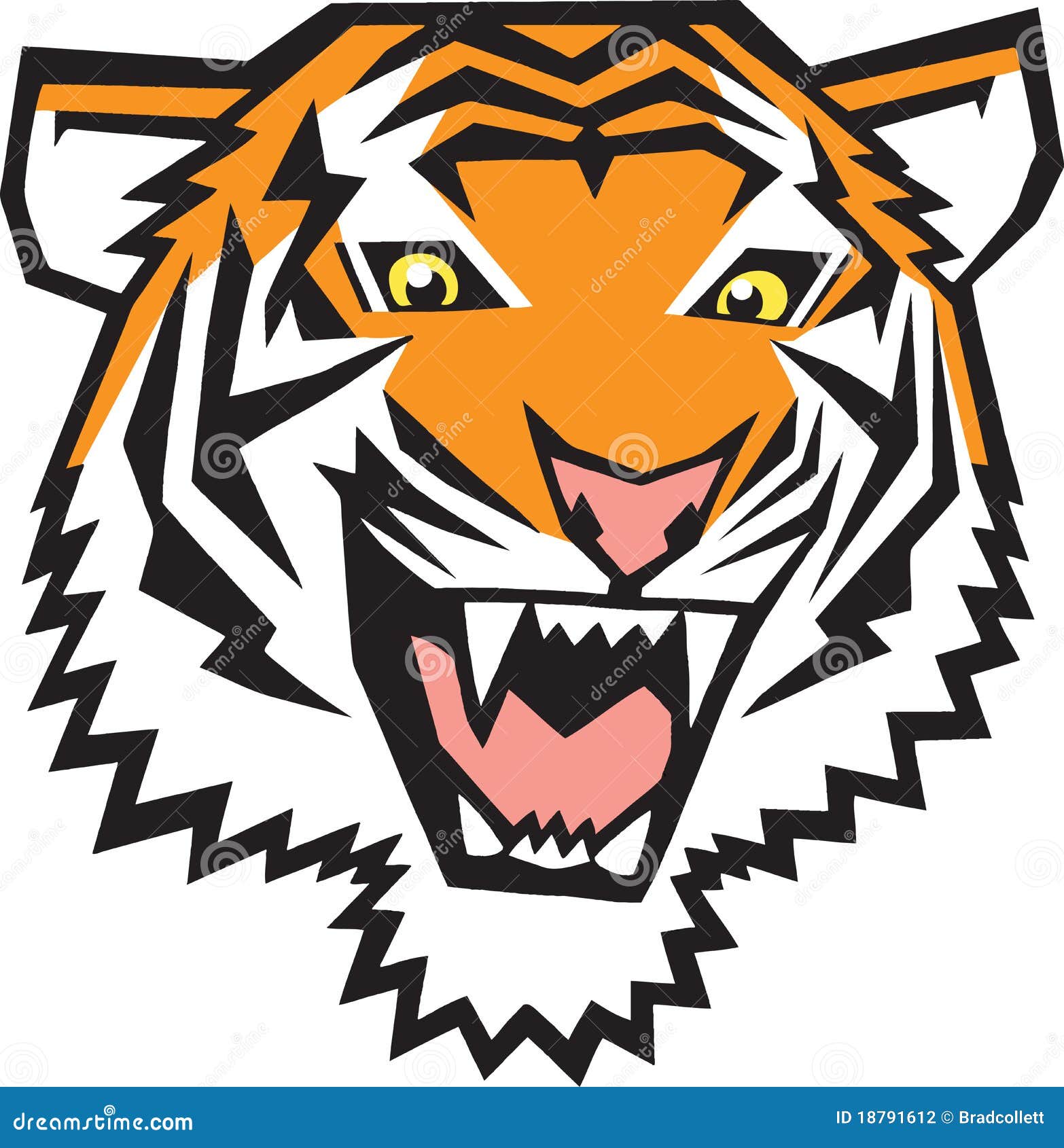 Tiger Icon Stock Photography - Image: 18791612