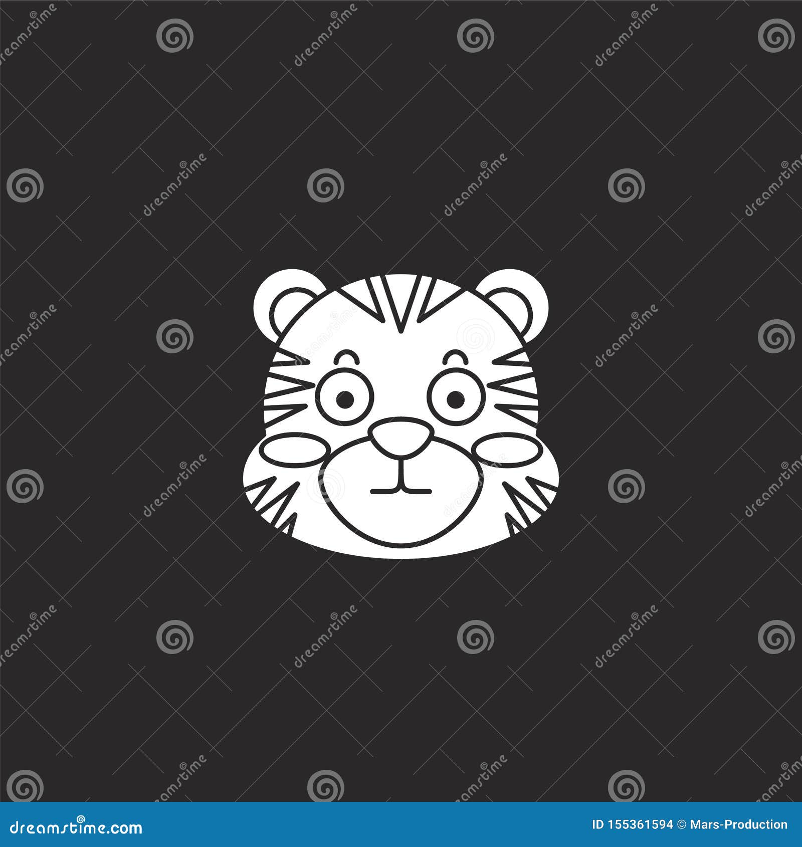 Tiger Icon. Filled Tiger Icon for Website Design and Mobile, App ...