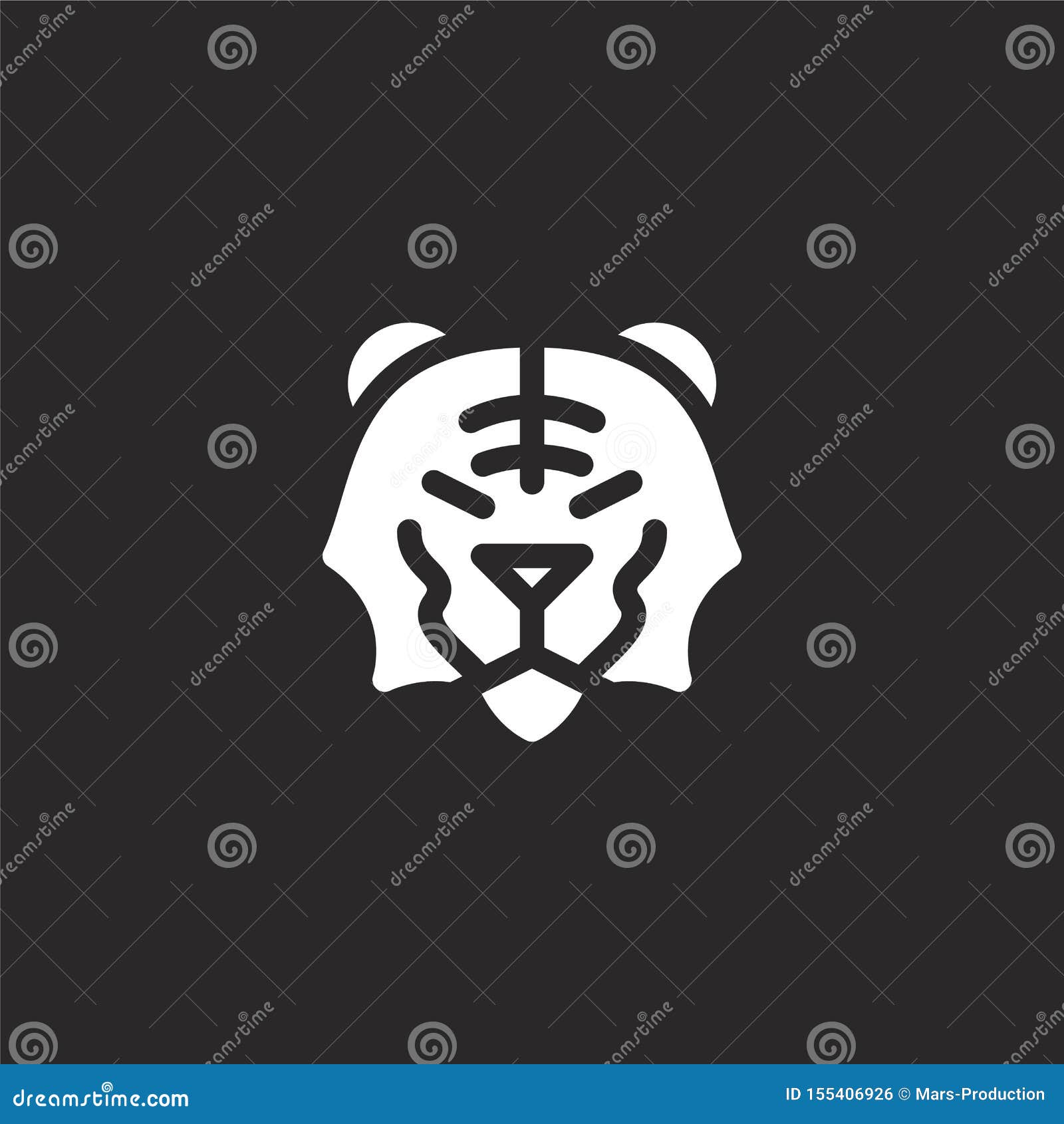 Tiger Icon. Filled Tiger Icon for Website Design and Mobile, App ...