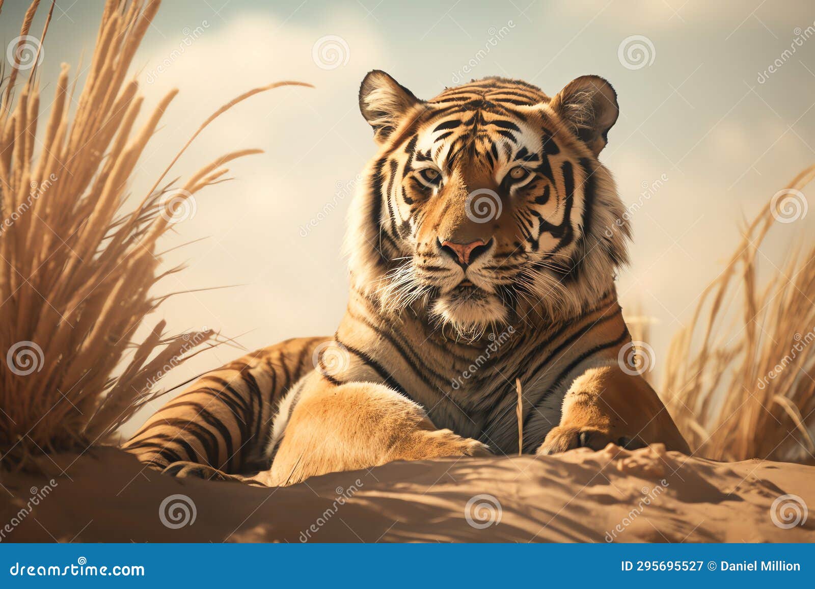Tiger India Symbol with Copy Space Stock Illustration - Illustration of ...
