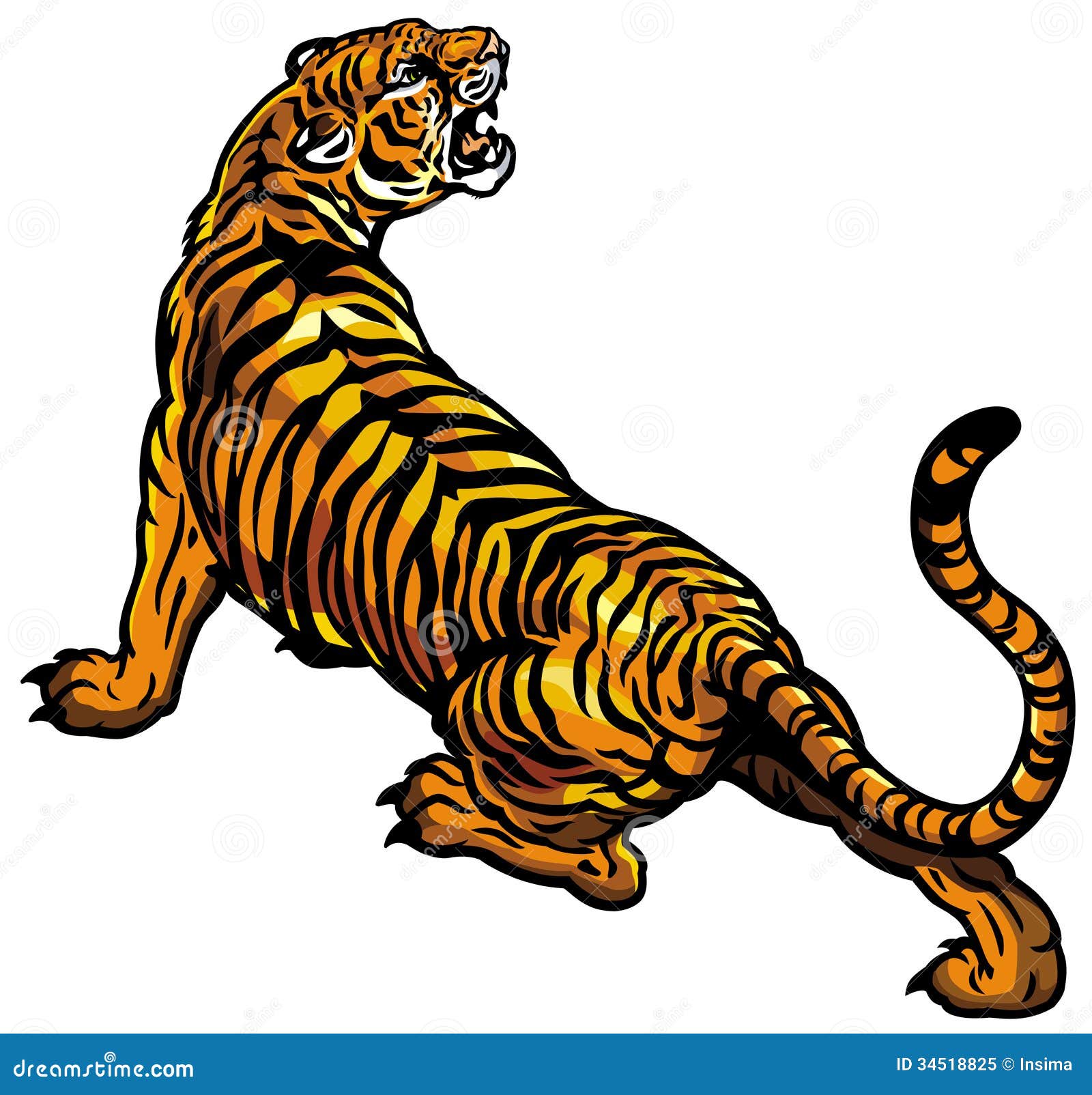 Tiger Royalty-Free Stock Photography | CartoonDealer.com #18774605