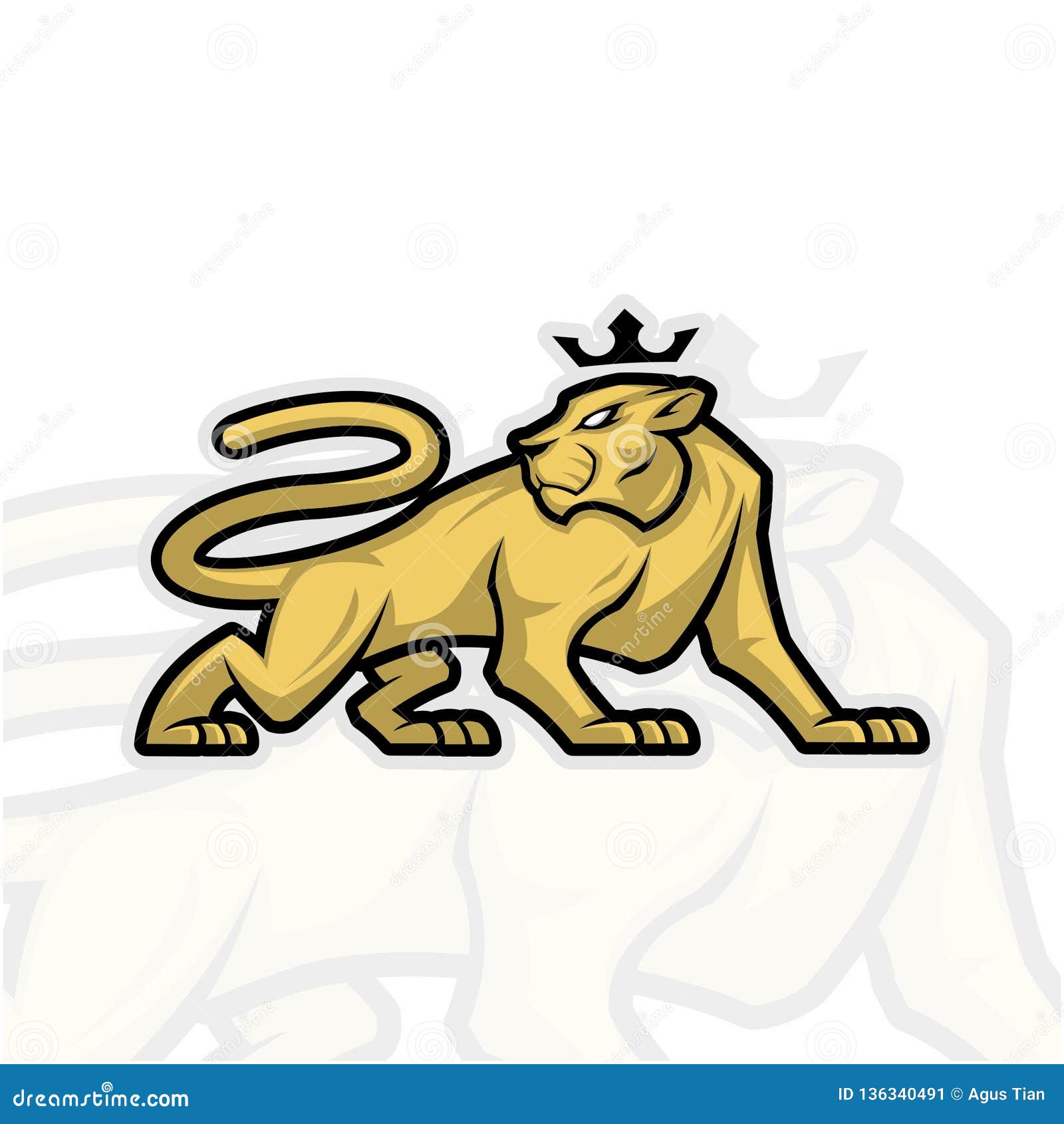 TIGER KING VECTOR DESIGN 01 Stock Vector - Illustration of head ...