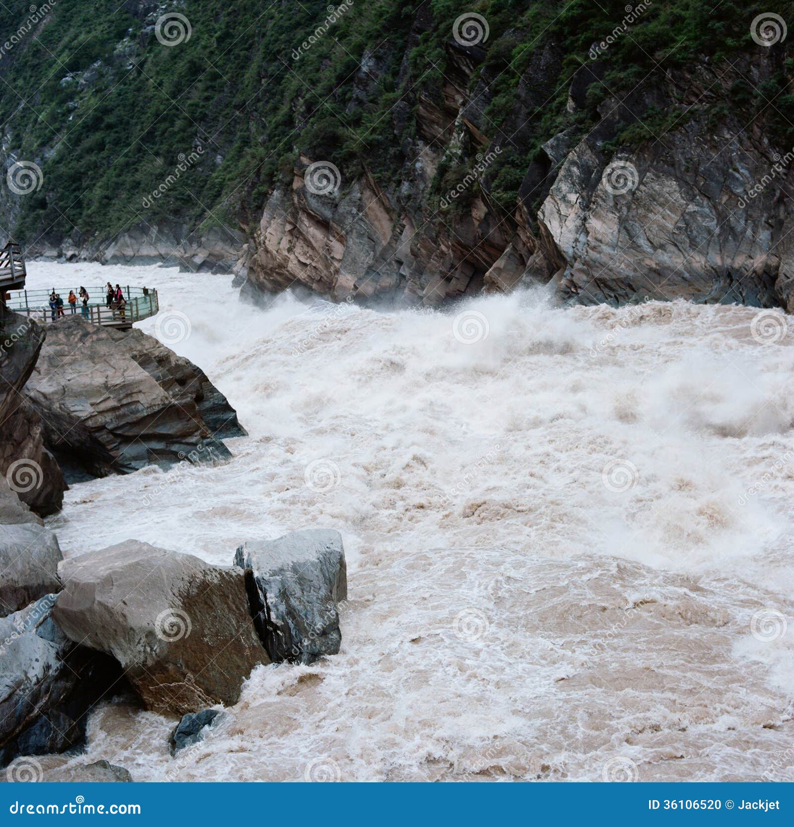 Tiger leaping gorge stock photo. Image of rapids, leaping - 36106520