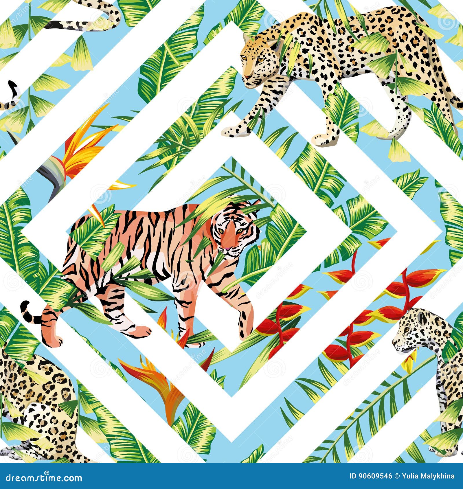 Tiger Big Cat Leopard Lion Pantera Yaguar Wild Black White Face ...