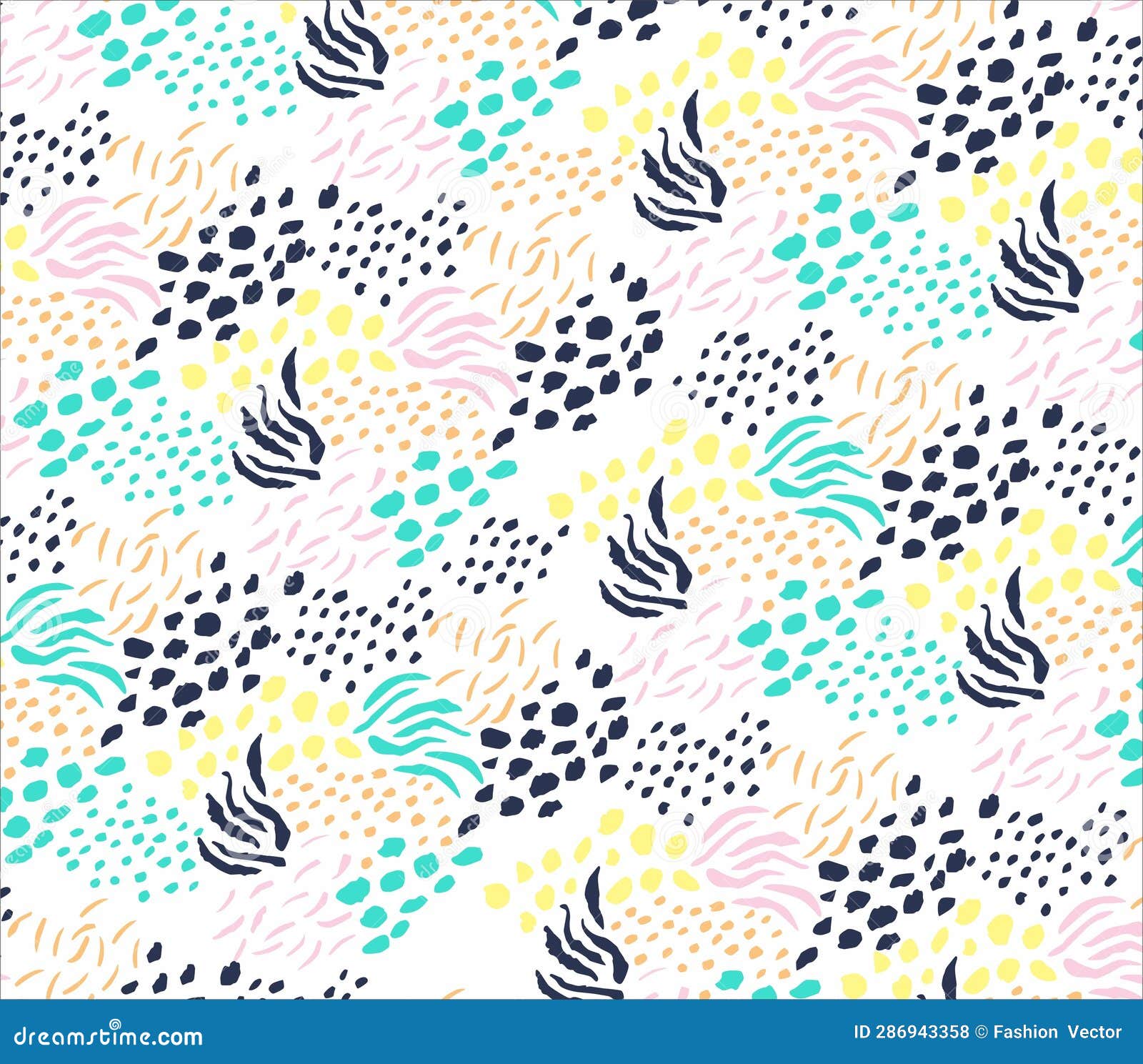 Tiger Leopard Zebra Pattern Design All Over Print Vector Stock ...
