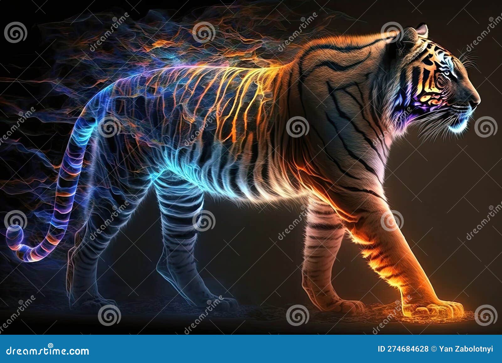 Cool Tiger Wallpaper Light