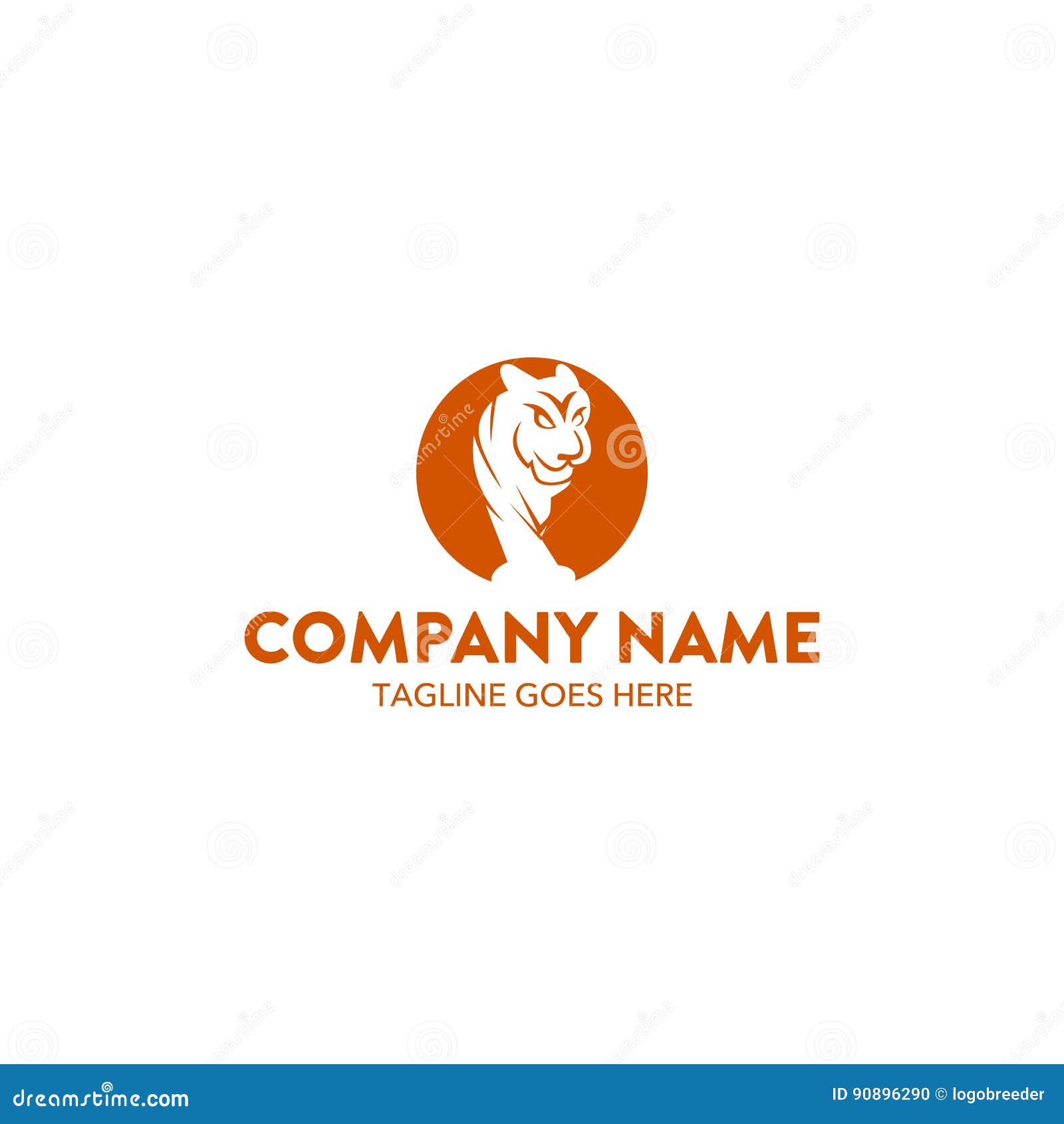 Tiger Logo stock vector. Illustration of mascot, graphic - 90896290