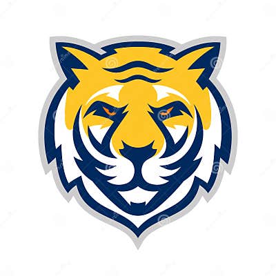 Tiger Logo Template stock vector. Illustration of graphic - 58451913