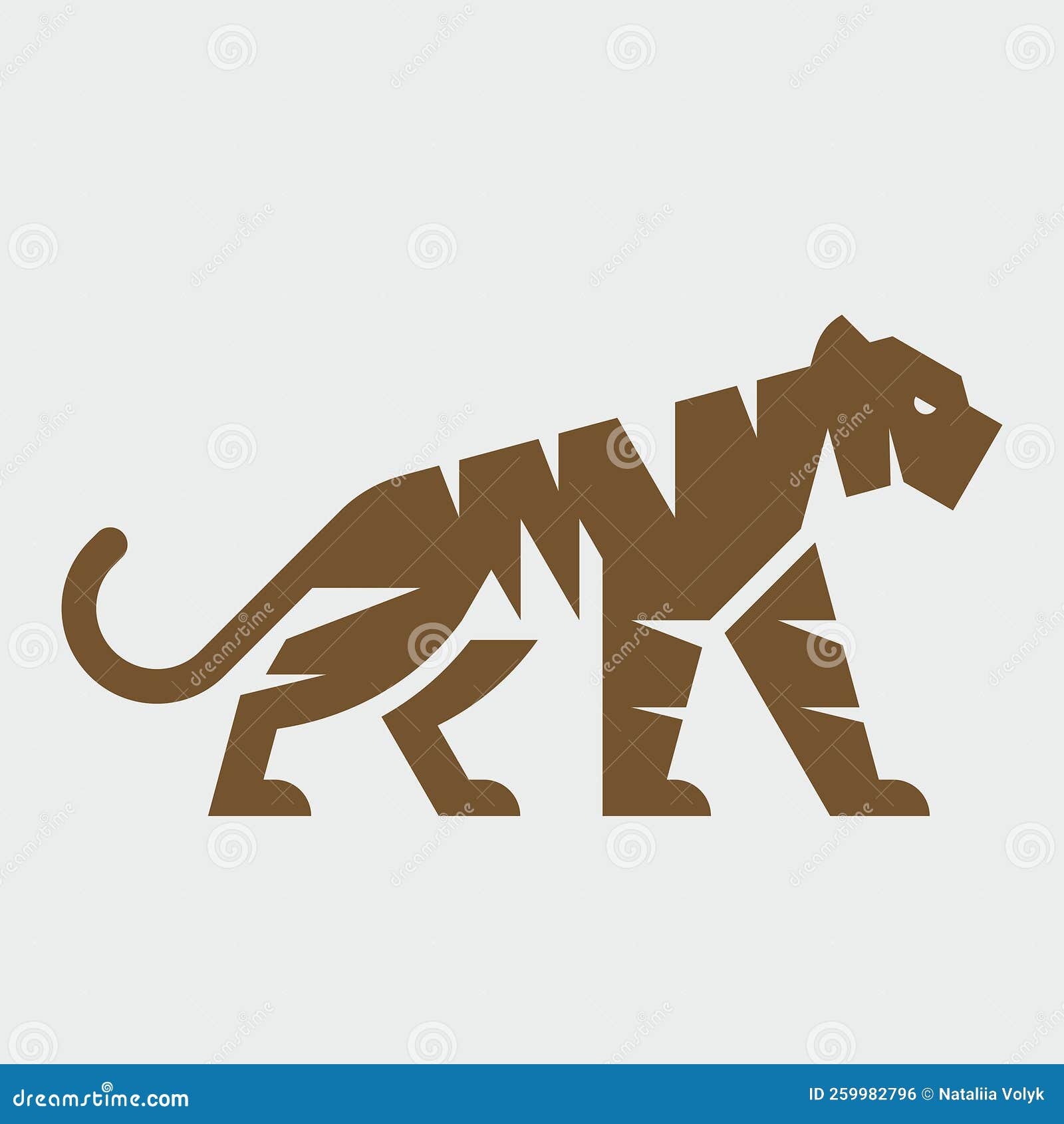 Tiger Logo stock vector. Illustration of design, head - 259982796