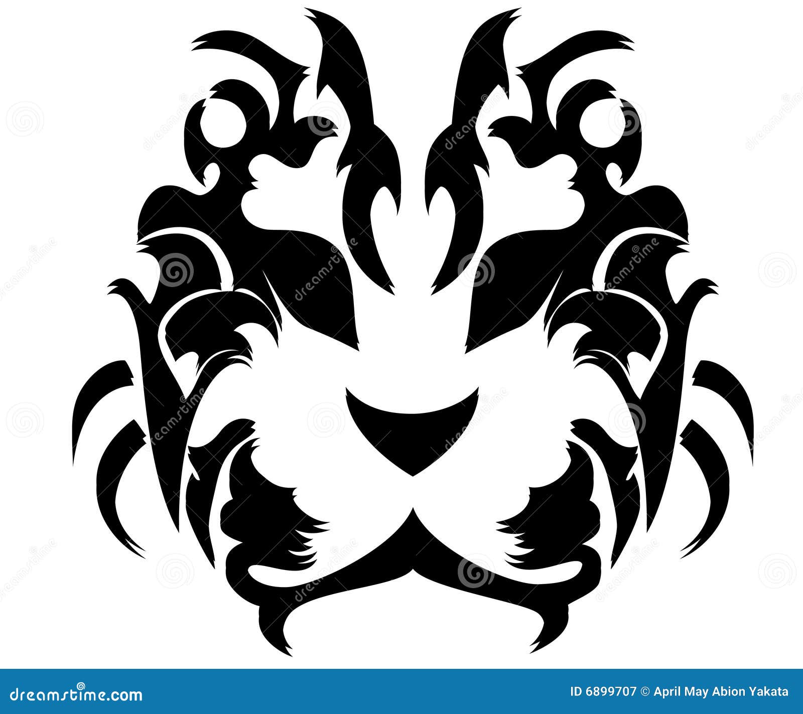 Tiger mask stock vector. Illustration of wild, culture - 6899707