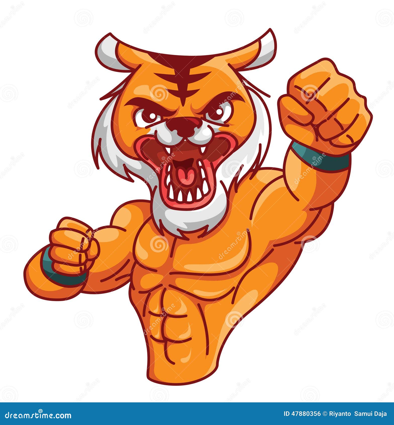 Muscle Tiger Stock Illustrations – 64 Muscle Tiger Stock Illustrations ...