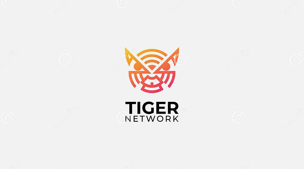 Tiger Network Creative Logo Vector Illustration Stock Vector ...