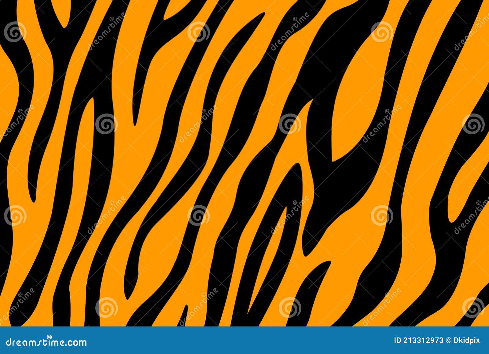 Tiger Pattern Black and Yellow Stock Illustration - Illustration of ...