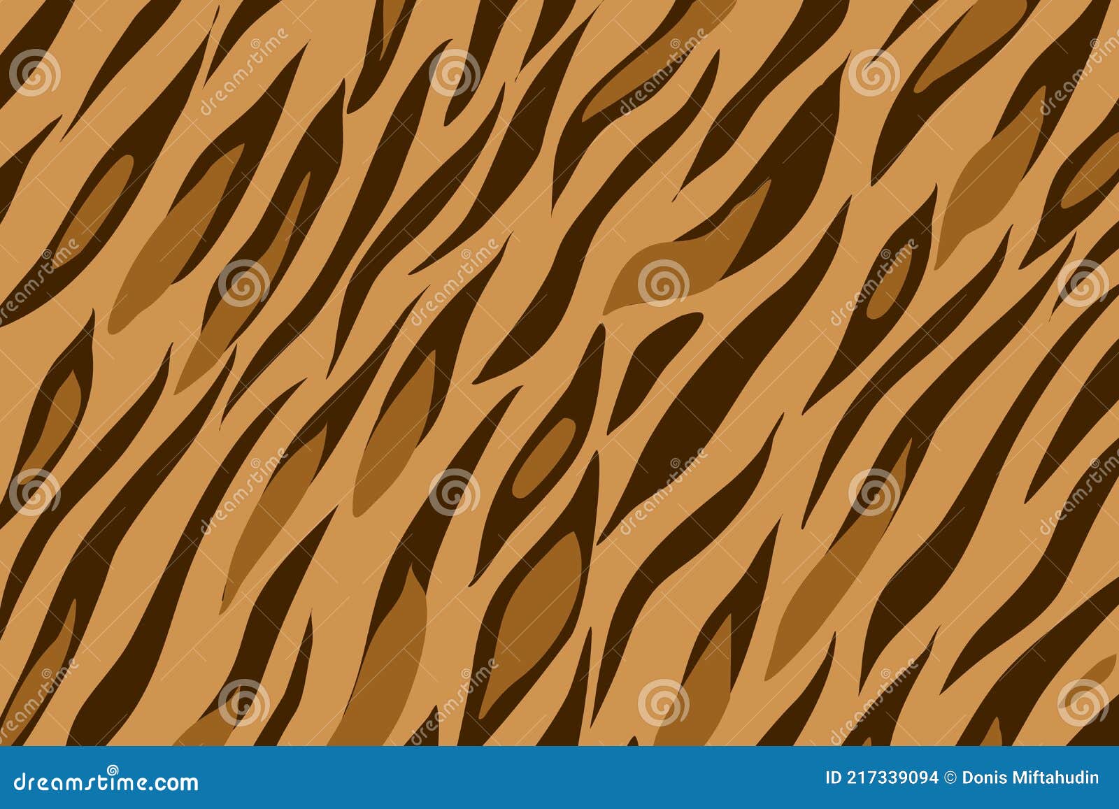 Tiger Pattern Illustration stock vector. Illustration of wild - 217339094