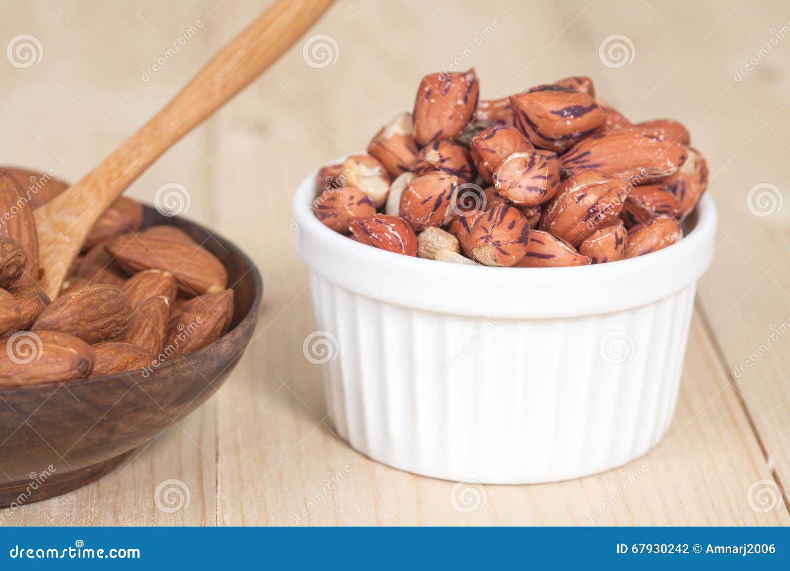 Tiger Peanut in Bowl on Table Stock Photo - Image of vegetarian, food ...