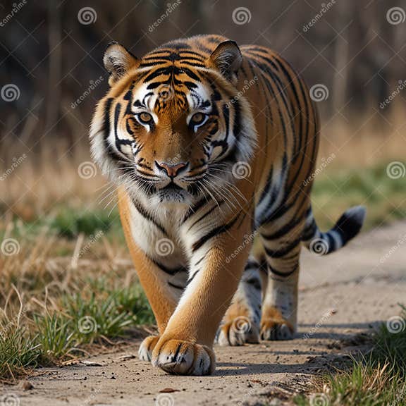 Terrible tiger picture stock illustration. Illustration of carnivore ...