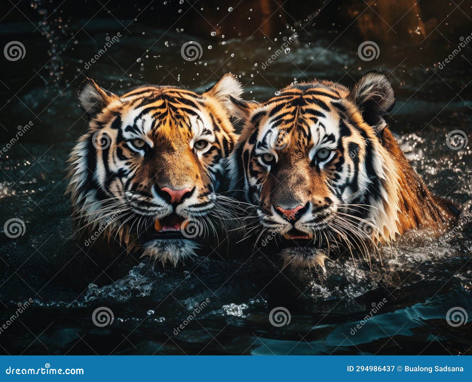 Tiger play stock illustration. Illustration of play - 294986437