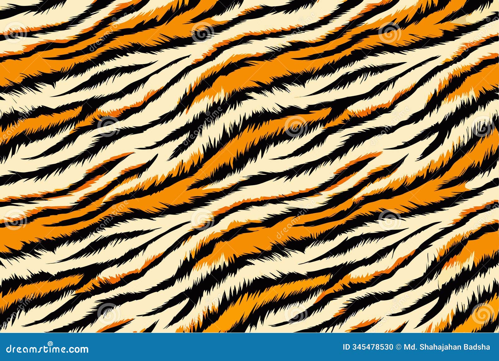 Tiger Print Texture Tiger Print Seamless Pattern Stock Illustration ...