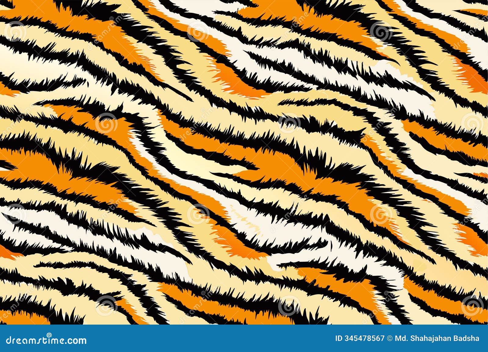 Tiger Print Texture Tiger Print Seamless Pattern Stock Illustration ...