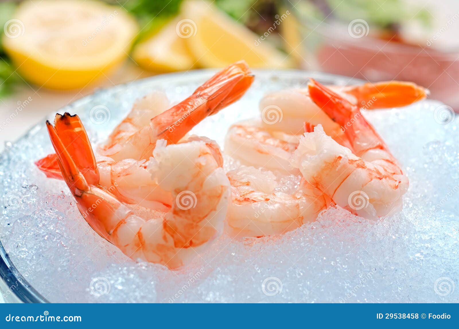 Tiger Shrimp on Ice stock photo. Image of sauce, cuisine - 29538458