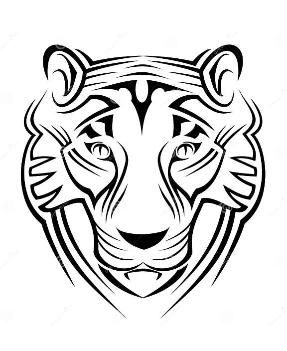 Tiger sign stock vector. Illustration of mascot, design - 11017155