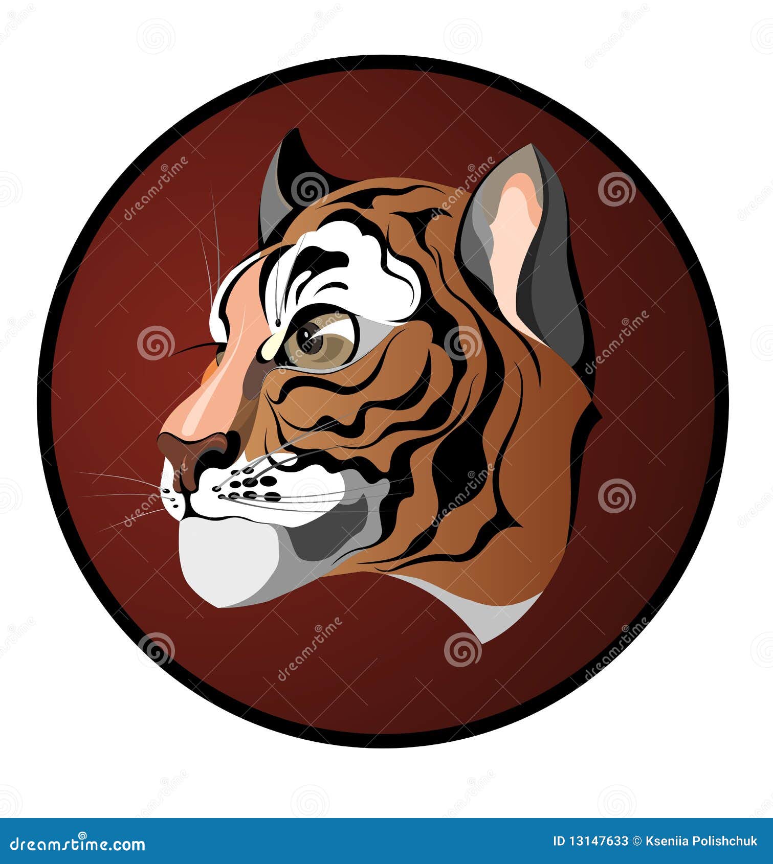 Tiger.Sign di 2010 anni illustrazione vettoriale. Illustrazione di ...