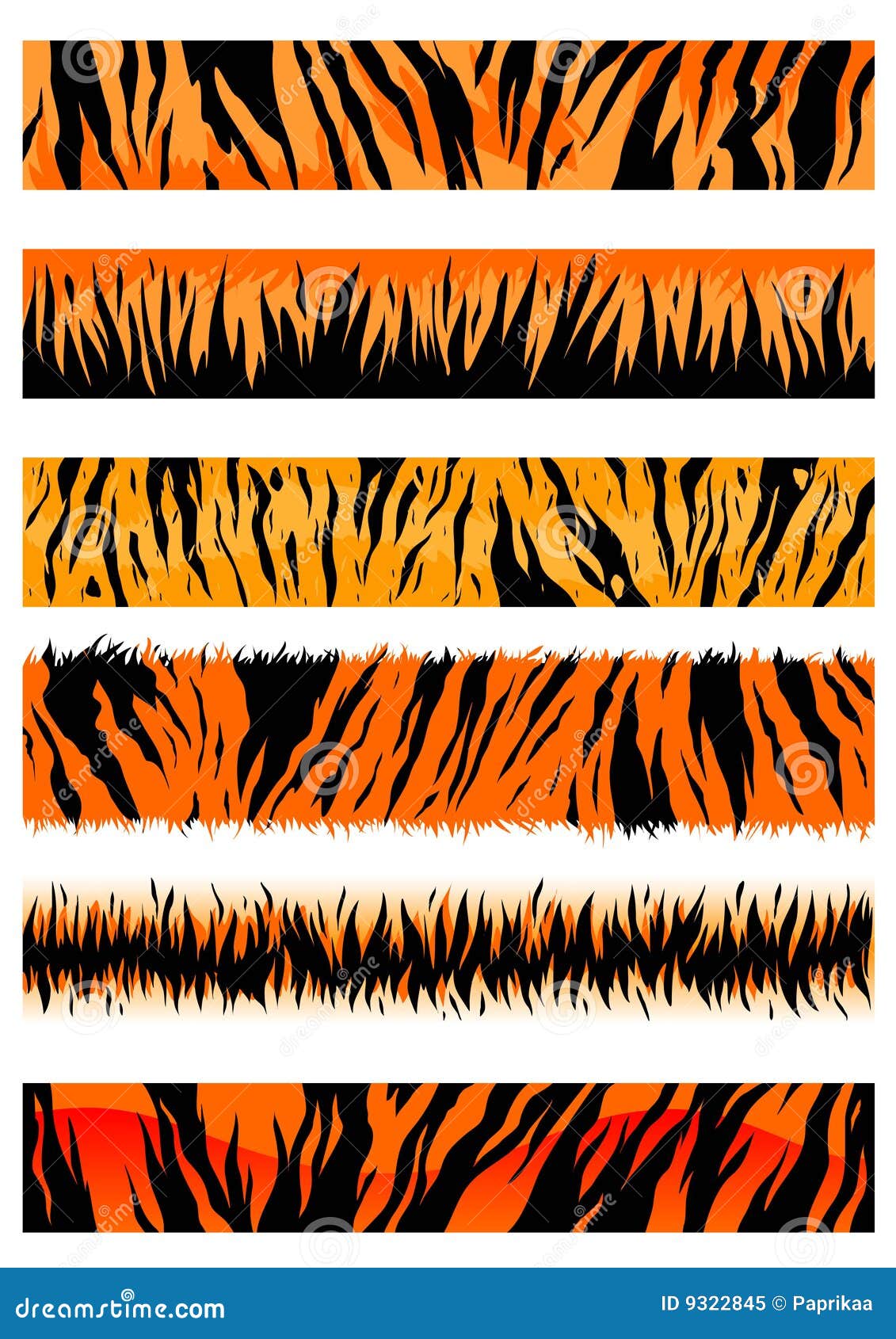 Tiger skin patterns stock vector. Illustration of texture - 9322845