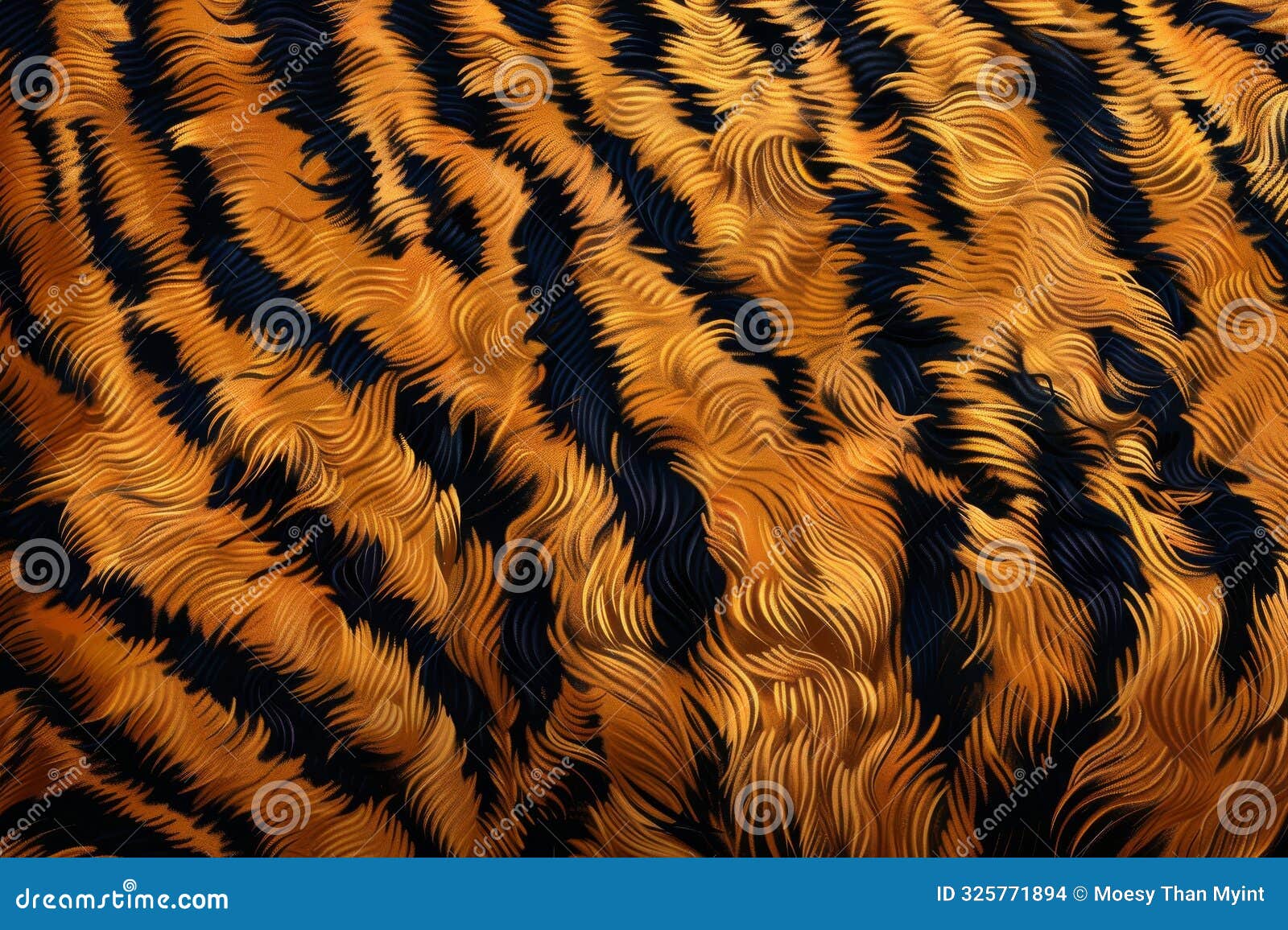 Tiger Skin Texture Design Abstract Background Stock Illustration ...