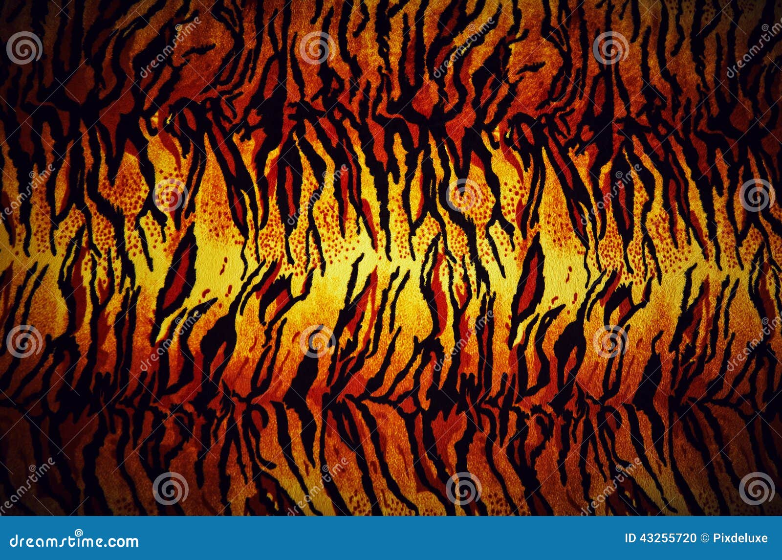 Tiger skin texture stock photo. Image of skin, design - 43255720